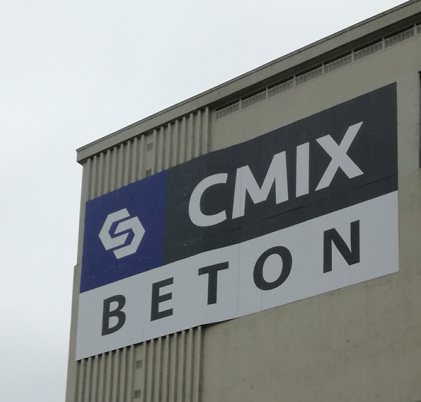 Lettrage de la tour de Liège - CMIX beton - Actualités